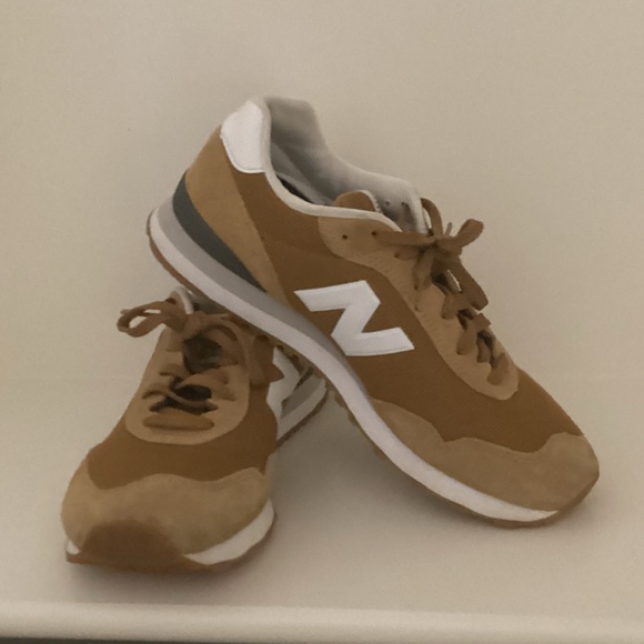 New Balance | Shoes | New Balance Tan And White Athletic Shoes | Poshmark